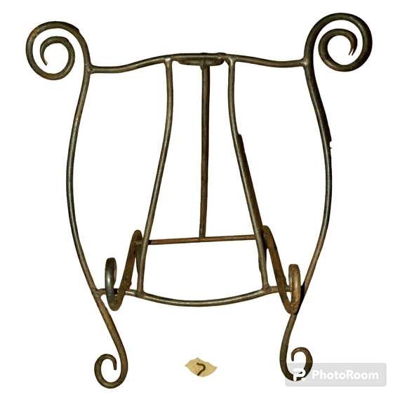 Unbranded | Kitchen | Antique Large Solid Wrought Iron Foldable Easal ...